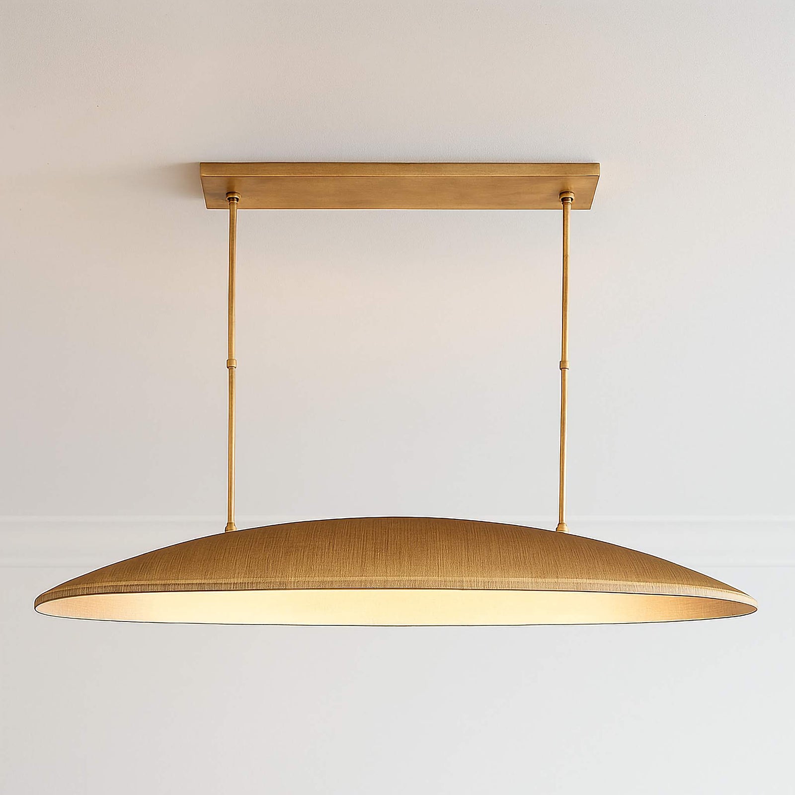 Banana Leaf Pendant Light | Botanical Sculptural Fixture in Bronze ...