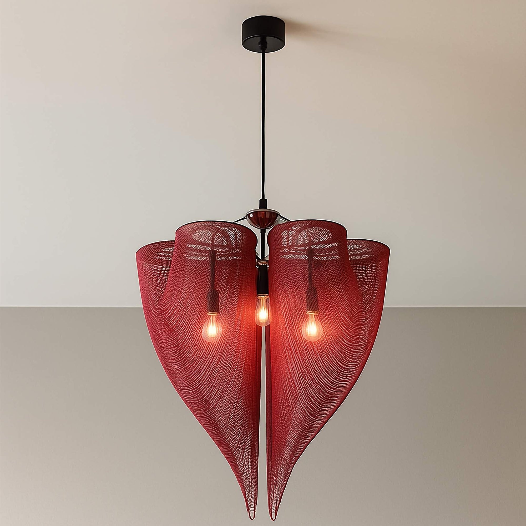 Luxury Clover Mesh Pendant Light | Modern Statement Ceiling Lamp for ...